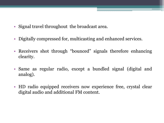 High Definition Radio ppt | PPTX
