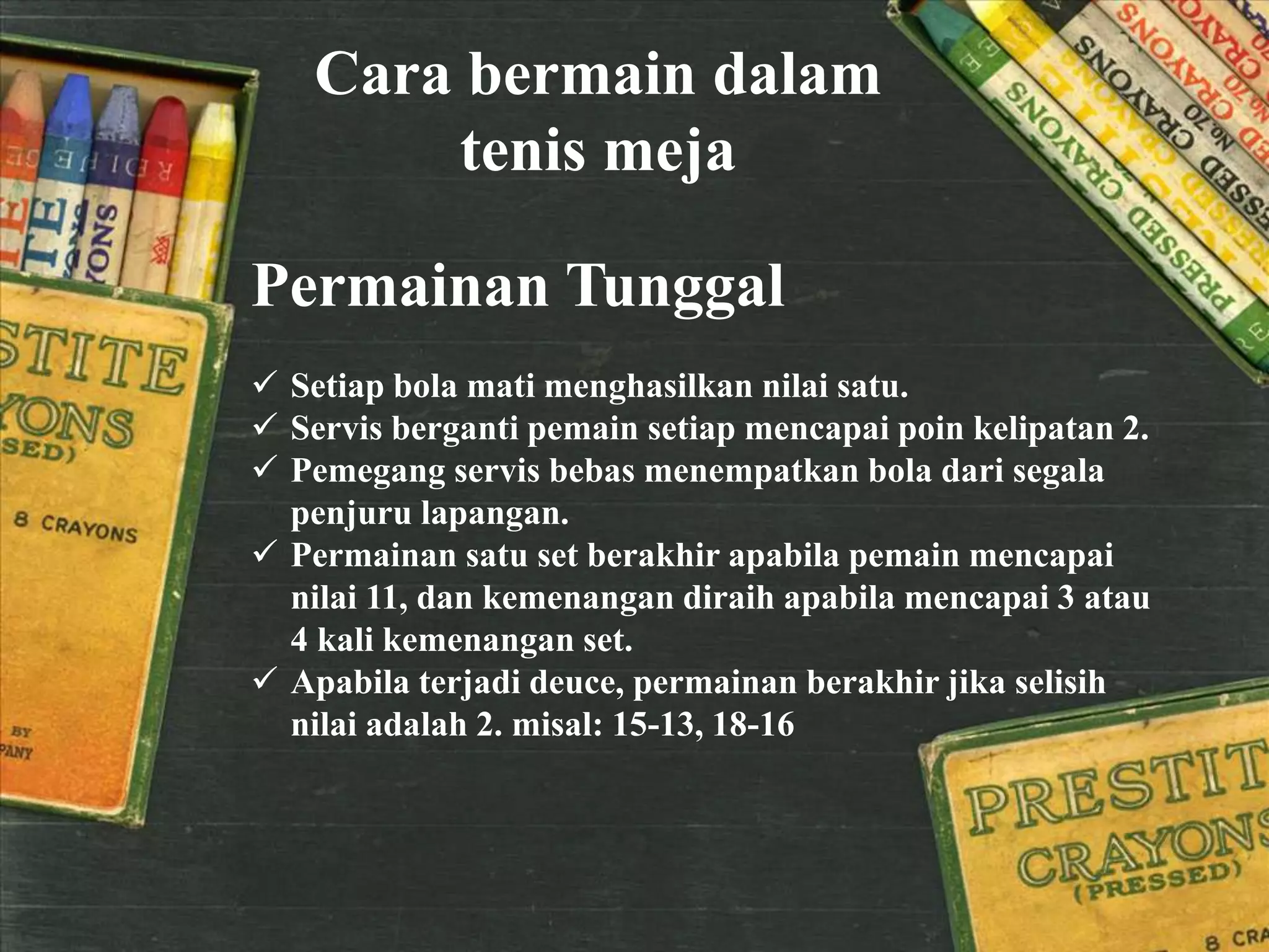 Tenis Meja | PPTX