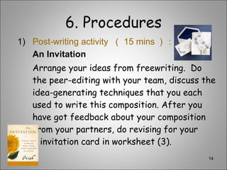 Vivian Invitation Letter | PPT