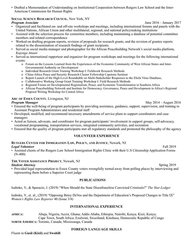 Vivian Isaboke - Resume | PDF