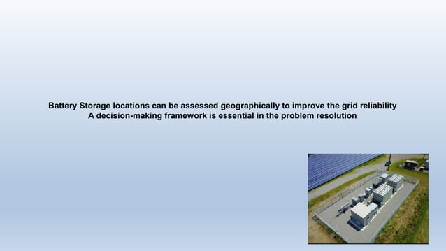 Battery Storage Integration Into The Electric Grid | PPT