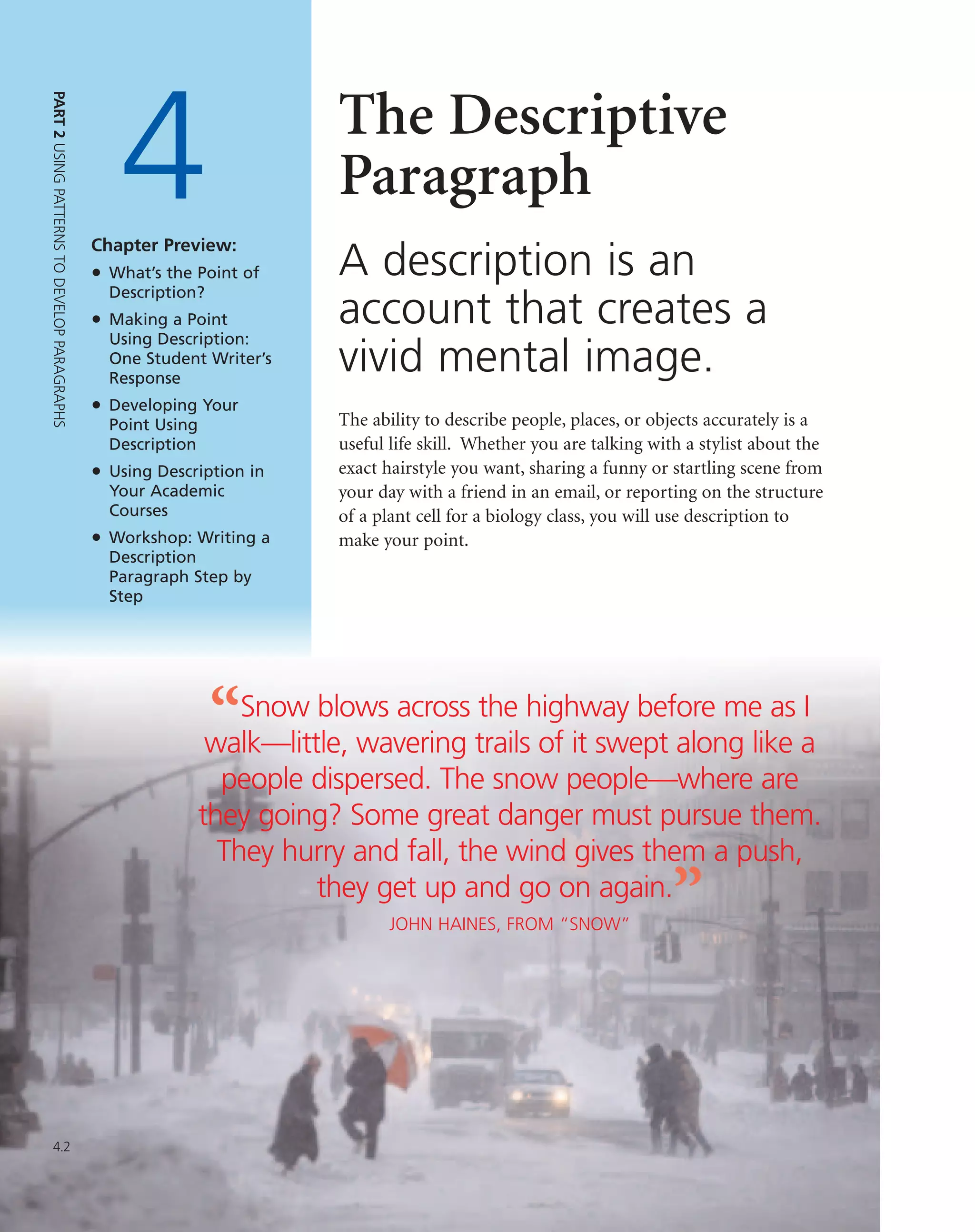 Vivid descriptive paragraph | PDF | Science