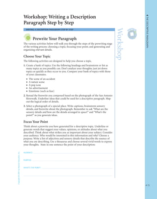 Vivid descriptive paragraph | PDF | Science