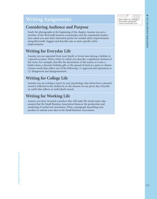 Vivid descriptive paragraph | PDF | Science