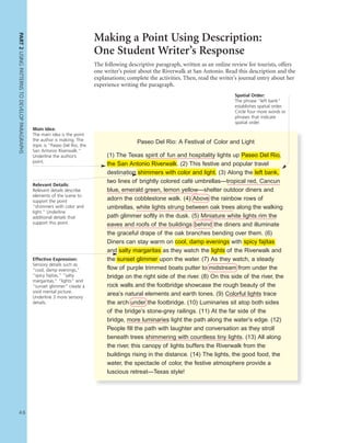 Vivid descriptive paragraph | PDF | Science