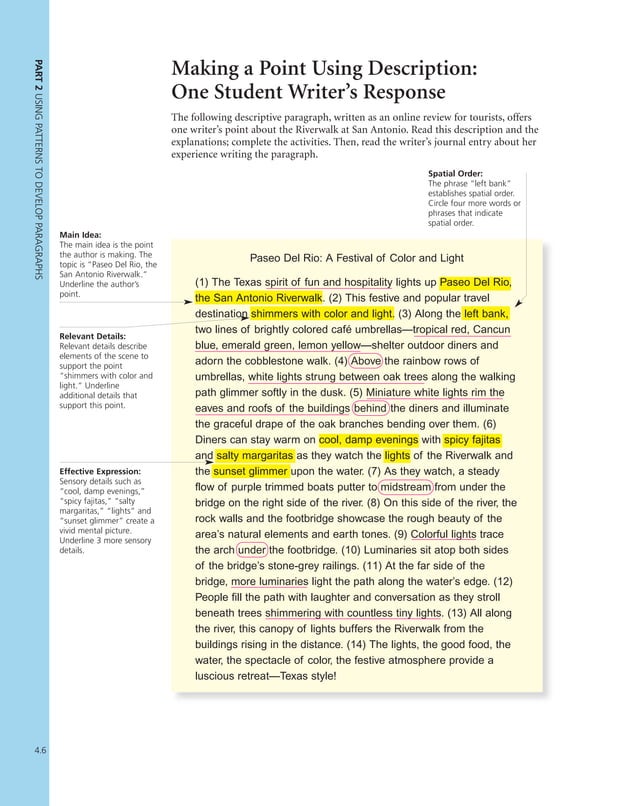 Vivid descriptive paragraph | PDF | Science