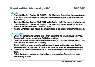 Archer Well Company - Vivid field engineers guide course notes | PDF