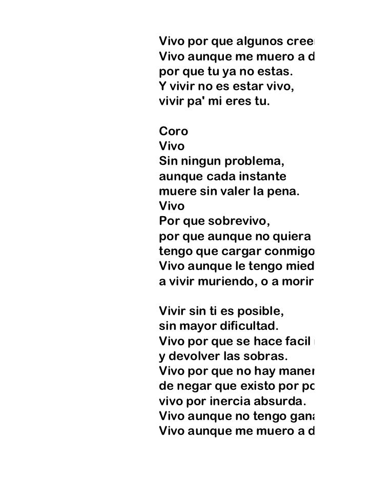 Vivir sin ti es posible Vivir sin ti es posible