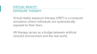 VivoosVR Exposure Therapy Tool | PDF