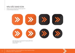 Thiết kế logo Ứng dụng tìm xe Vivu guidelines | PPT