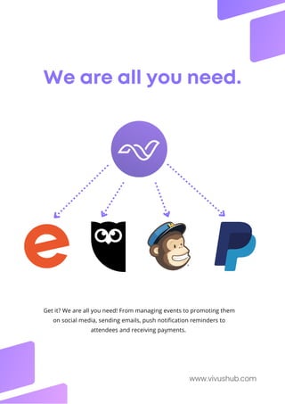 Vivus Hub Brochure (Event Management) | PDF