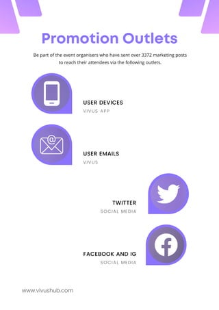 Vivus Hub Brochure (Event Management) | PDF