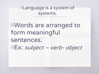 Views about language | PPTX