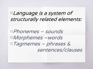 Views about language | PPTX