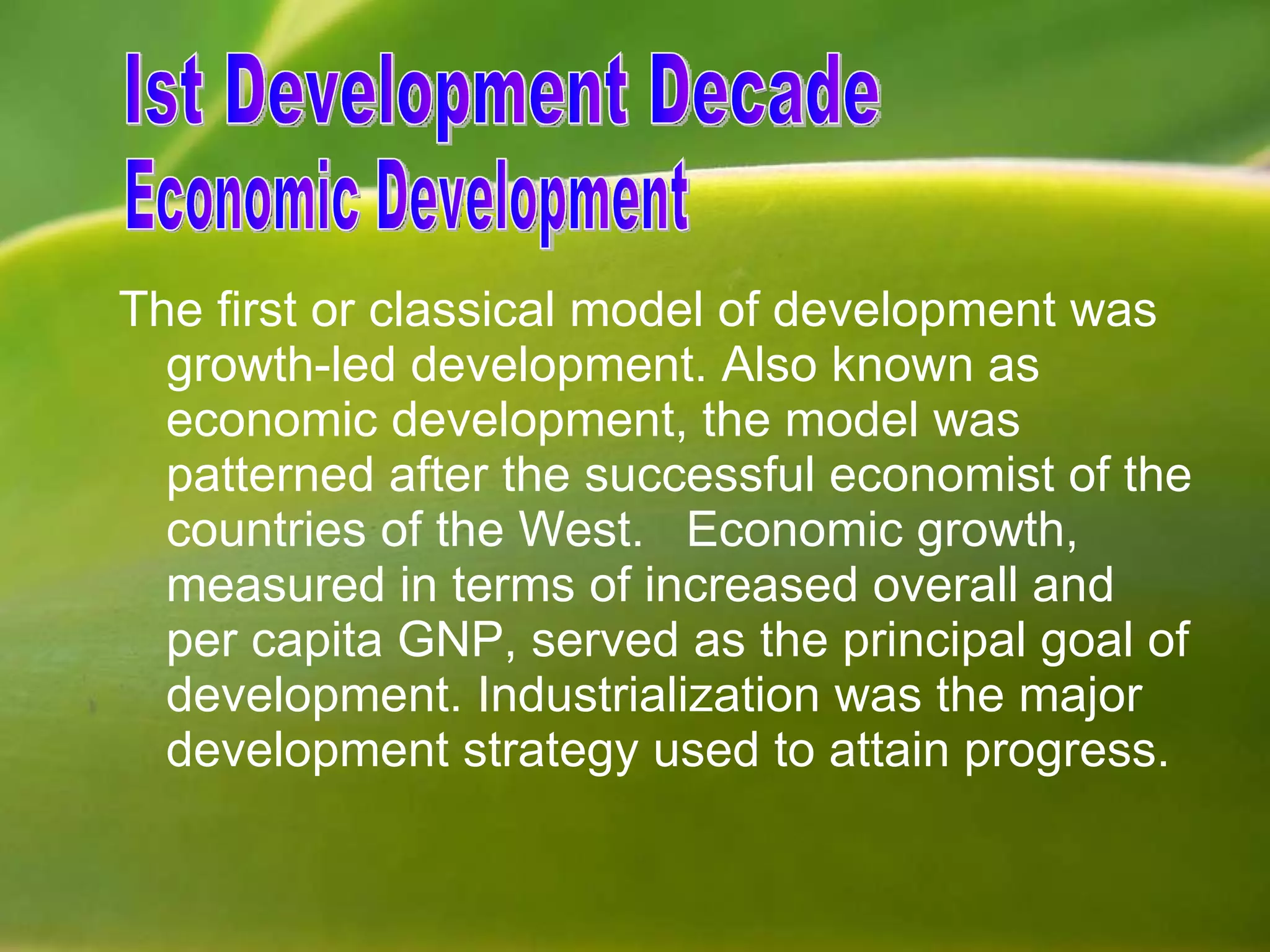 Views and Concepts of Development | PPT