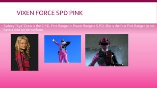 Vixen Force Pink Rangers | PPT