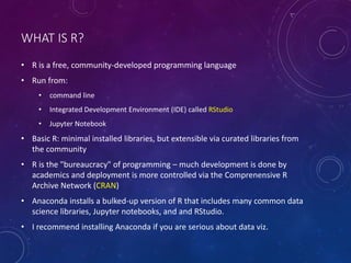 Data visualisation in python tool - a brief | PPTX