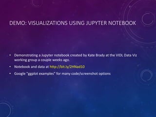 Data visualisation in python tool - a brief | PPTX
