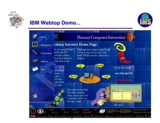 Universal Java Beans with DB2 from 1999, early Internet work | PPT