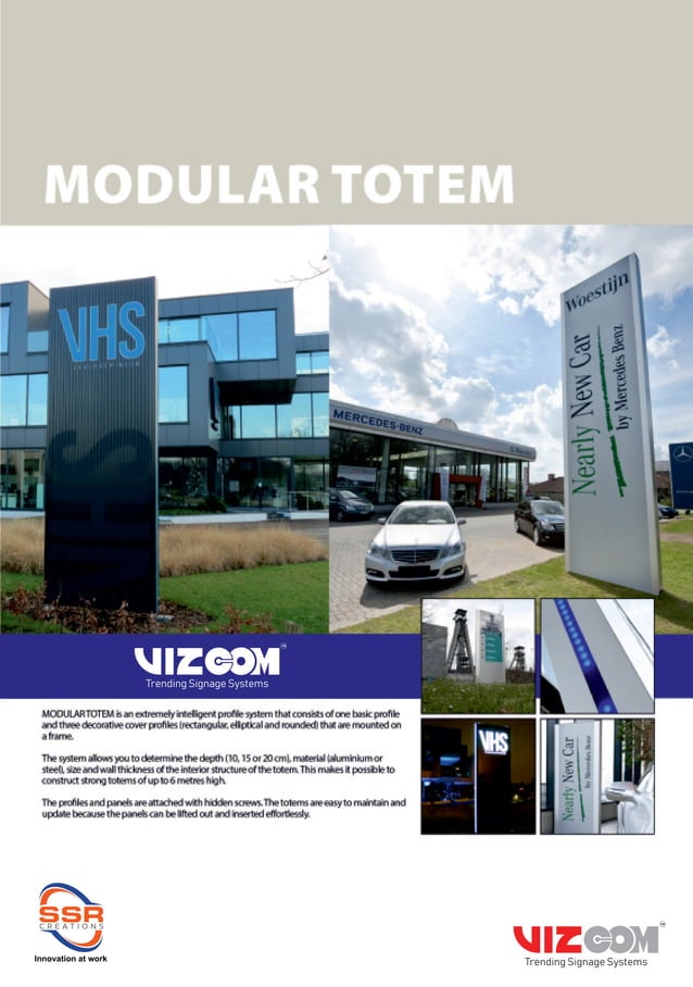 Vizcom Modular Signage Systems,Architectural Signage,Way Finding ...