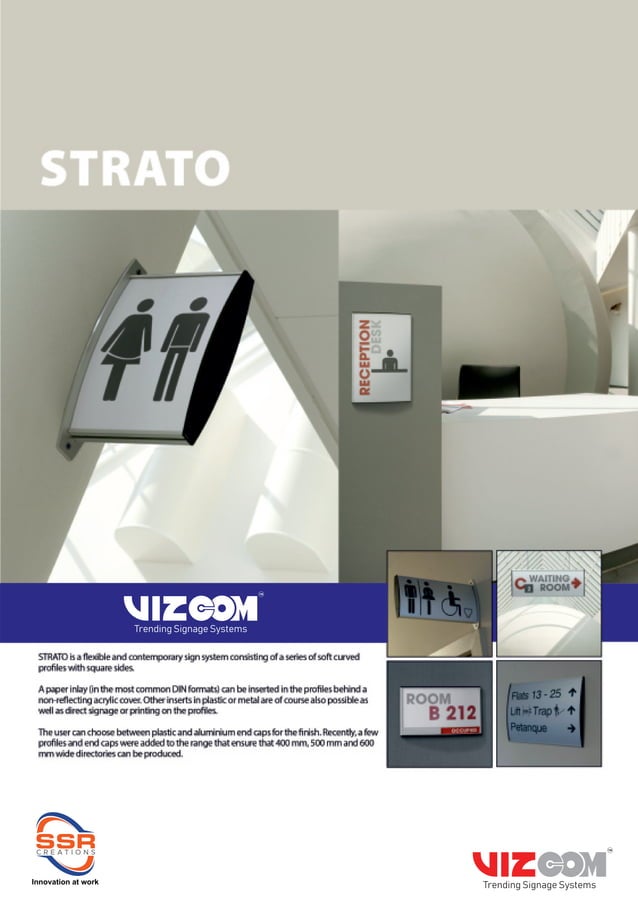 Vizcom Modular Signage Systems,Architectural Signage,Way Finding ...