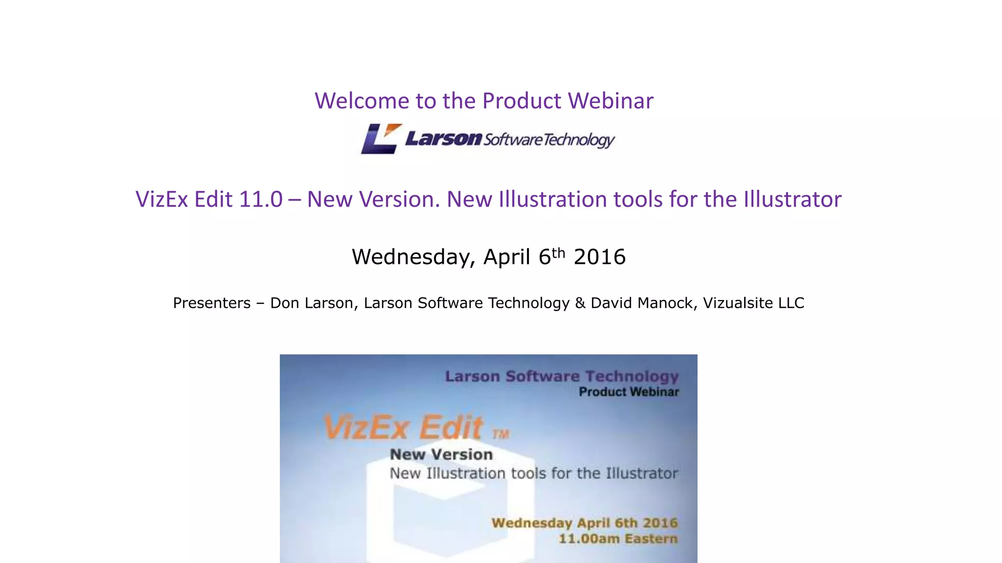 VizEx Edit 11.0 New features | PPTX