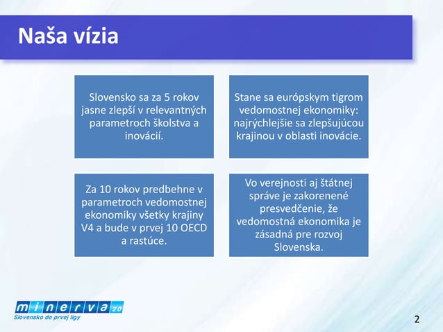 Vizia, hodnoty, ciele | PPT