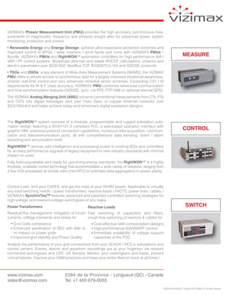 VIZIMAX's Renewable Energy Production solutions | PDF