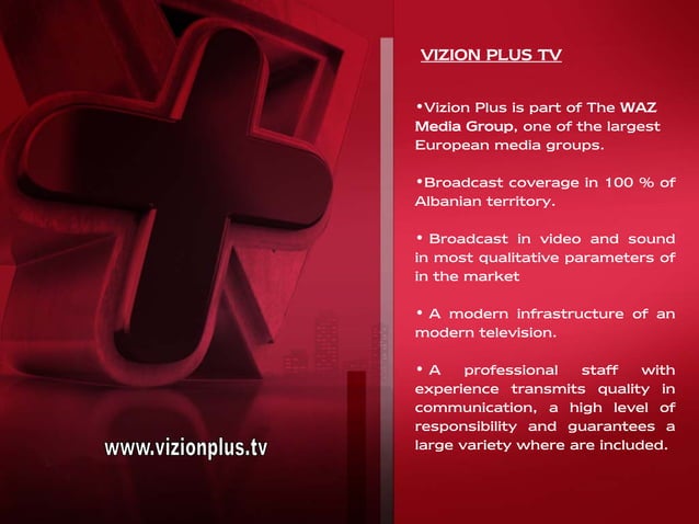 Vizion Plus Television | PPT