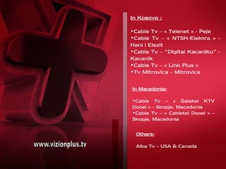 Vizion Plus Television | PPT