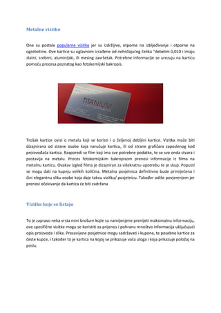 Vizitke 2 | PDF