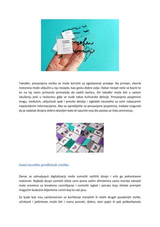 Vizitke 2 | PDF