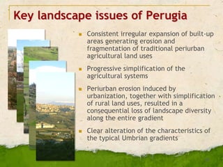Spatio-temporal analysis using urban-rural gradient modelling and landscape metrics | PPTX