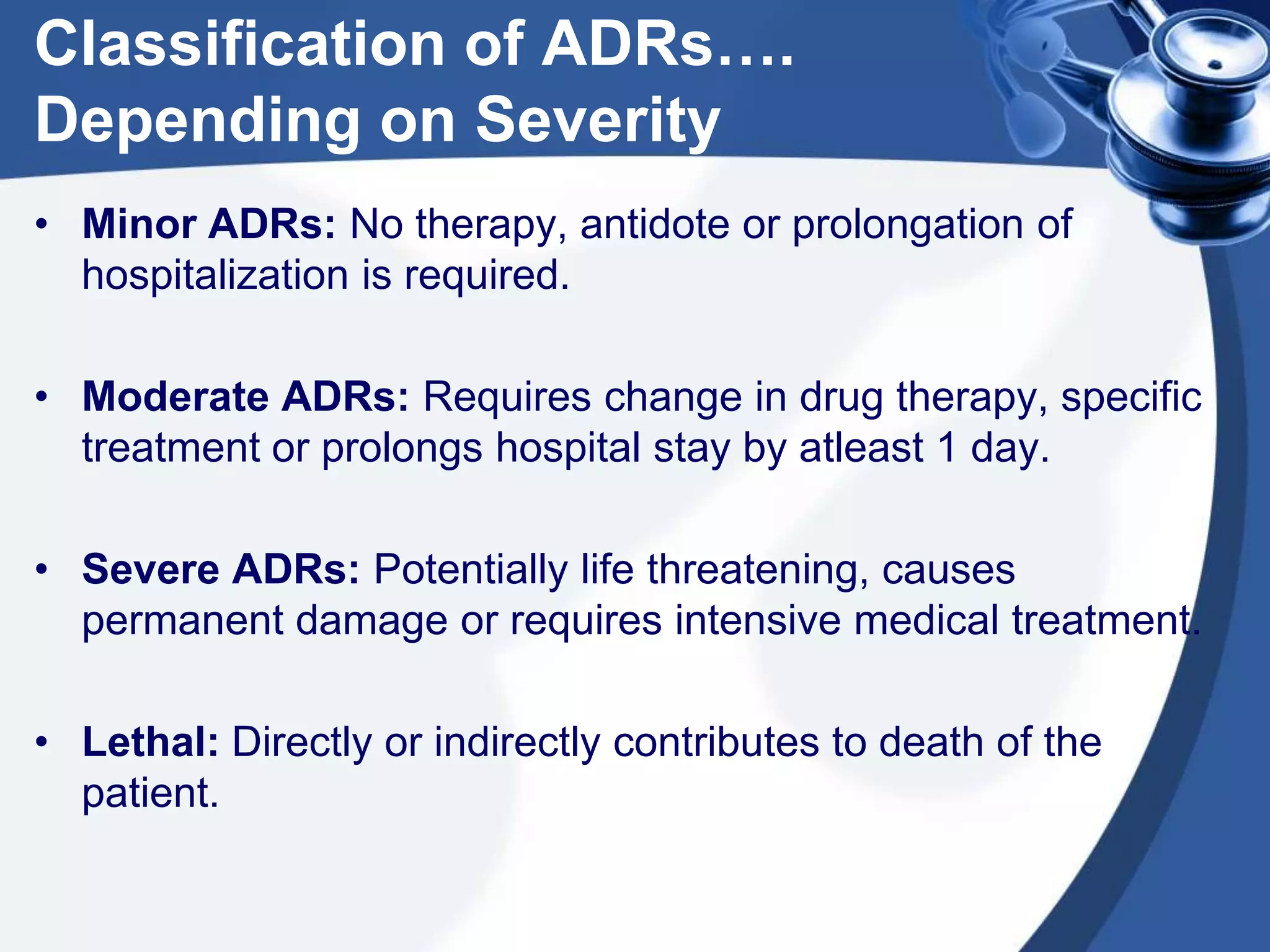 Adverse drug reactions | PPTX