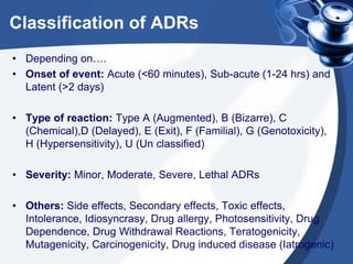Adverse drug reactions | PPTX
