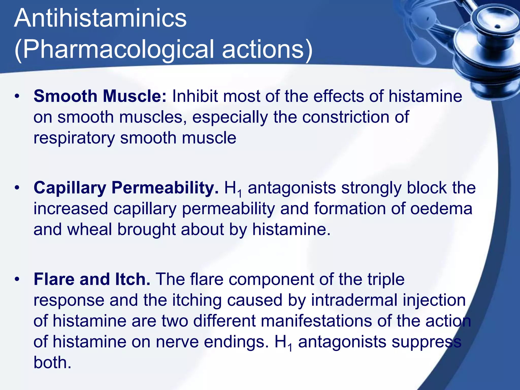 Histamine and antihistaminics | PPTX