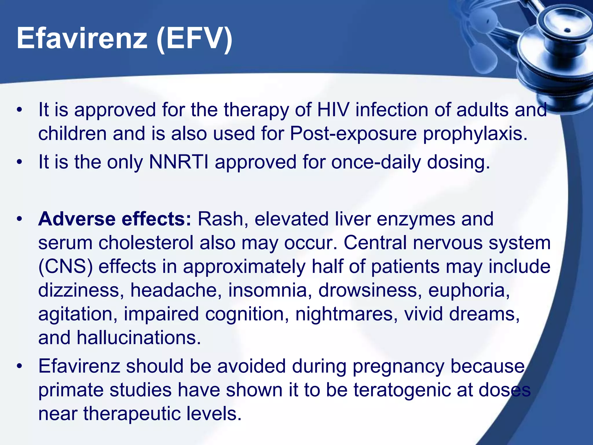 Antiretroviral drugs | PPTX