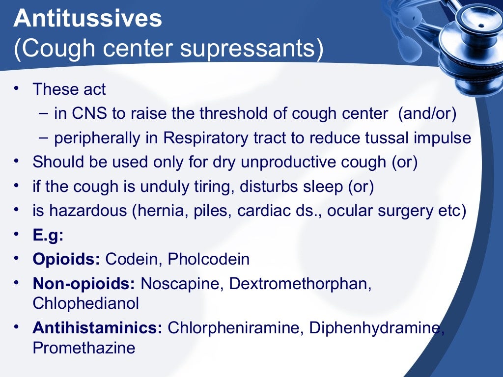 Antitussives