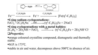 Allyl derivatives, sandwich compounds and half sandwich compounds | PPTX