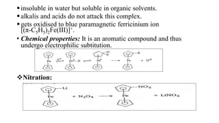 Allyl derivatives, sandwich compounds and half sandwich compounds | PPTX