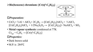 Allyl derivatives, sandwich compounds and half sandwich compounds | PPTX