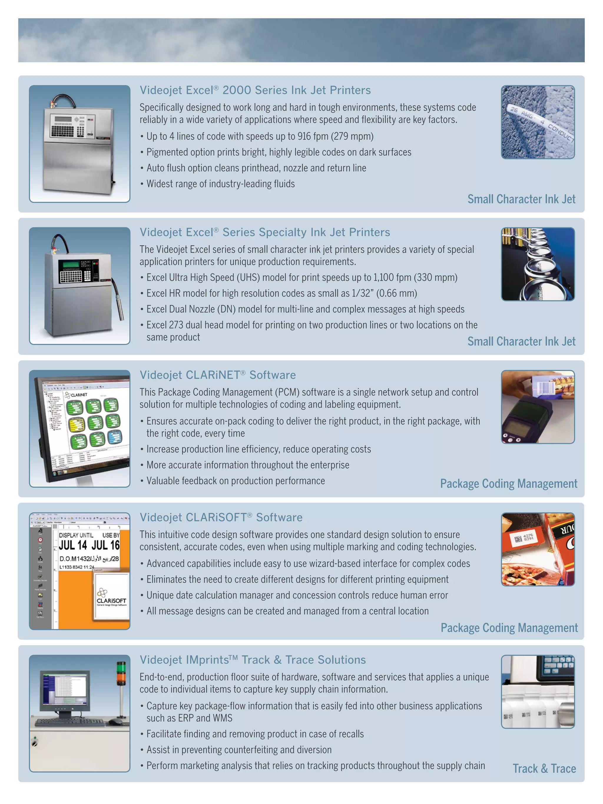 Videojet industrial product-guide | PDF