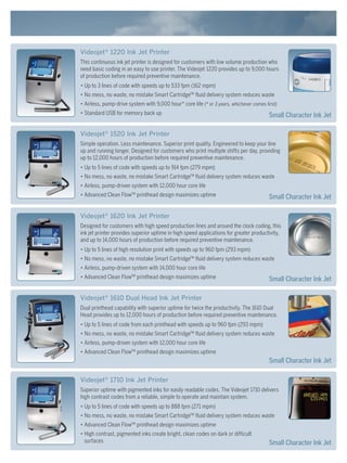 Videojet industrial product-guide | PDF