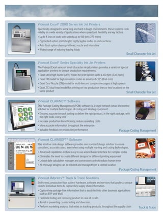 Videojet industrial product-guide | PDF