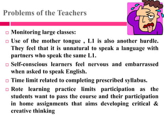 Development of communication skills in teaching & learning English ...