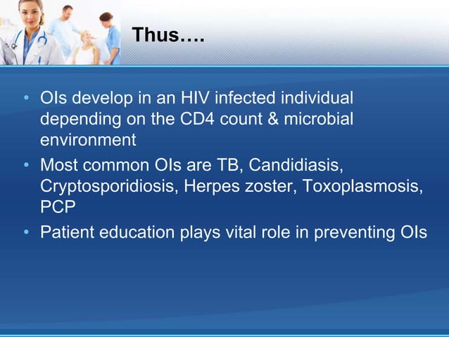 Opportunistic infections | PPT