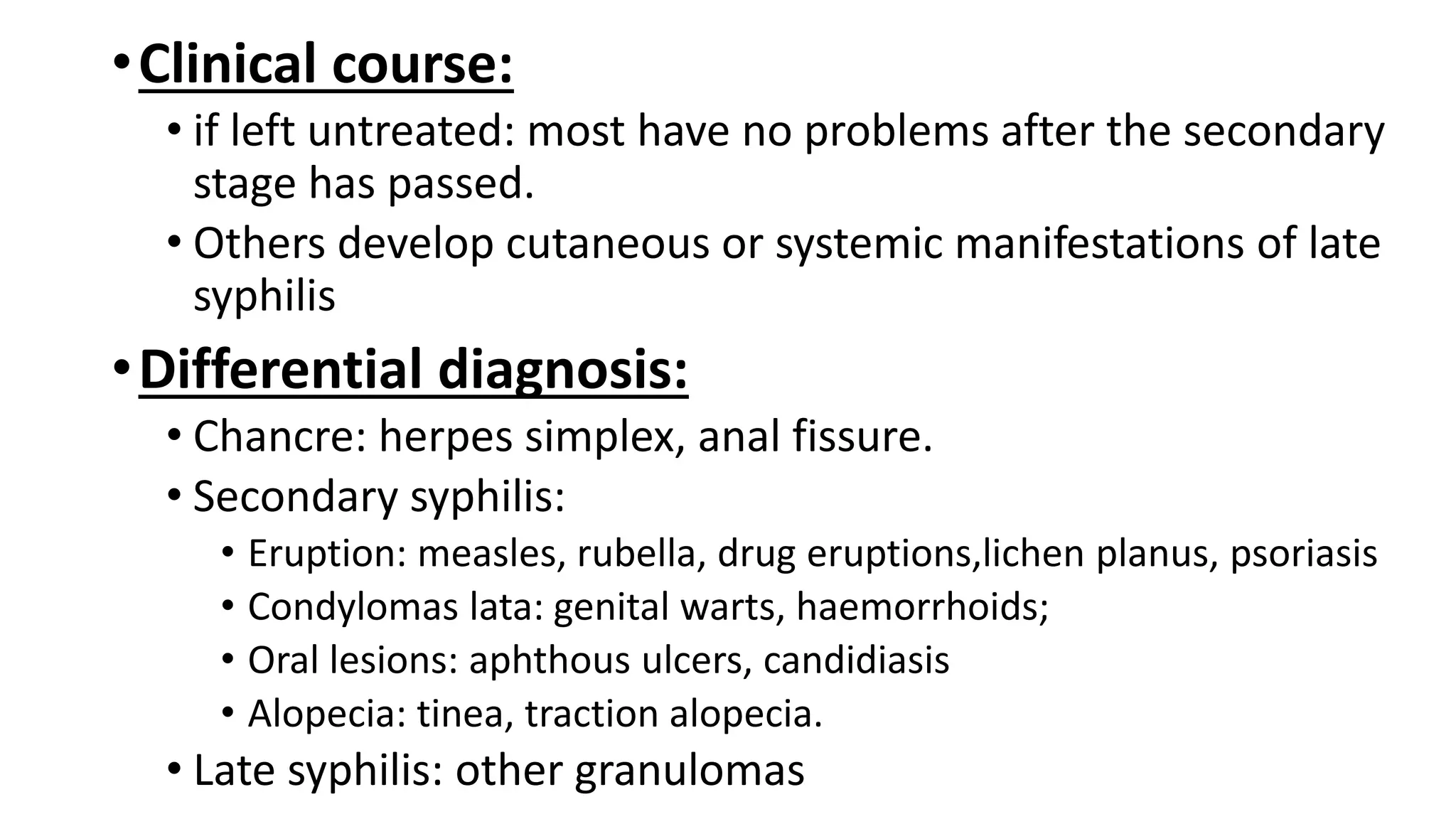 10th lecture syphilis | PPTX