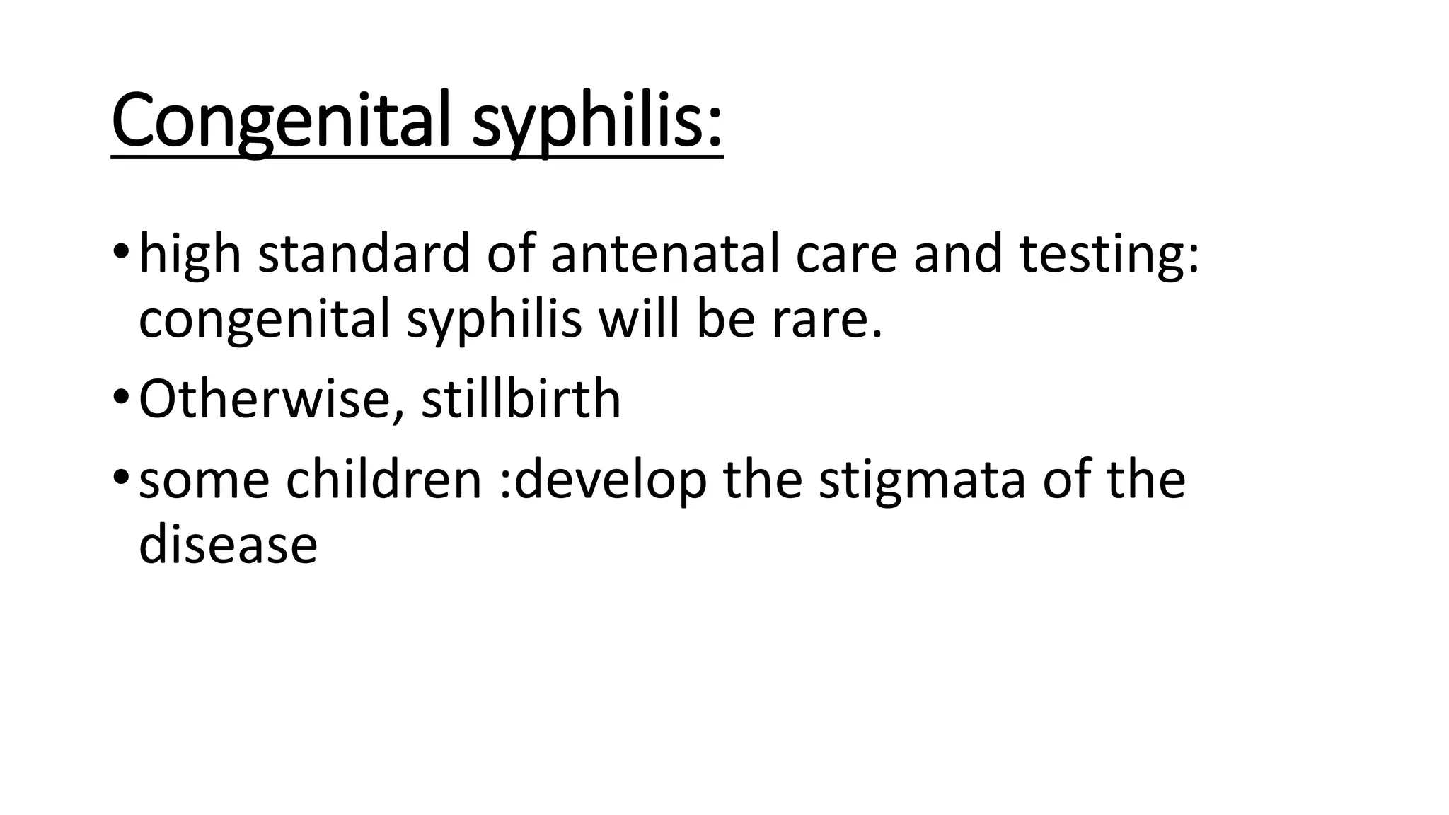 10th lecture syphilis | PPTX
