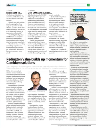 Redington Value Journal - April 2018 | PDF | Cloud Computing | Internet