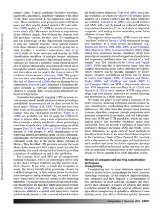 A comparison of classification techniques for seismic facies recognition | PDF